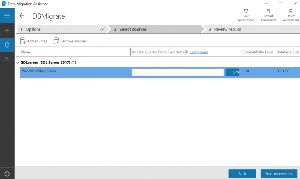 SQL Database Migration to Azure Using Data Migration Assistant